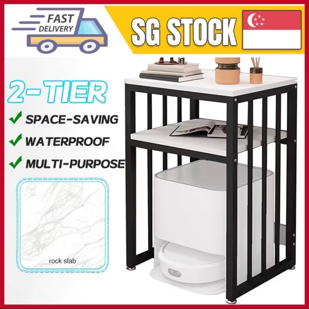 Side Table Storage Rack | Double Layer Sides Table | Storage Racks ...