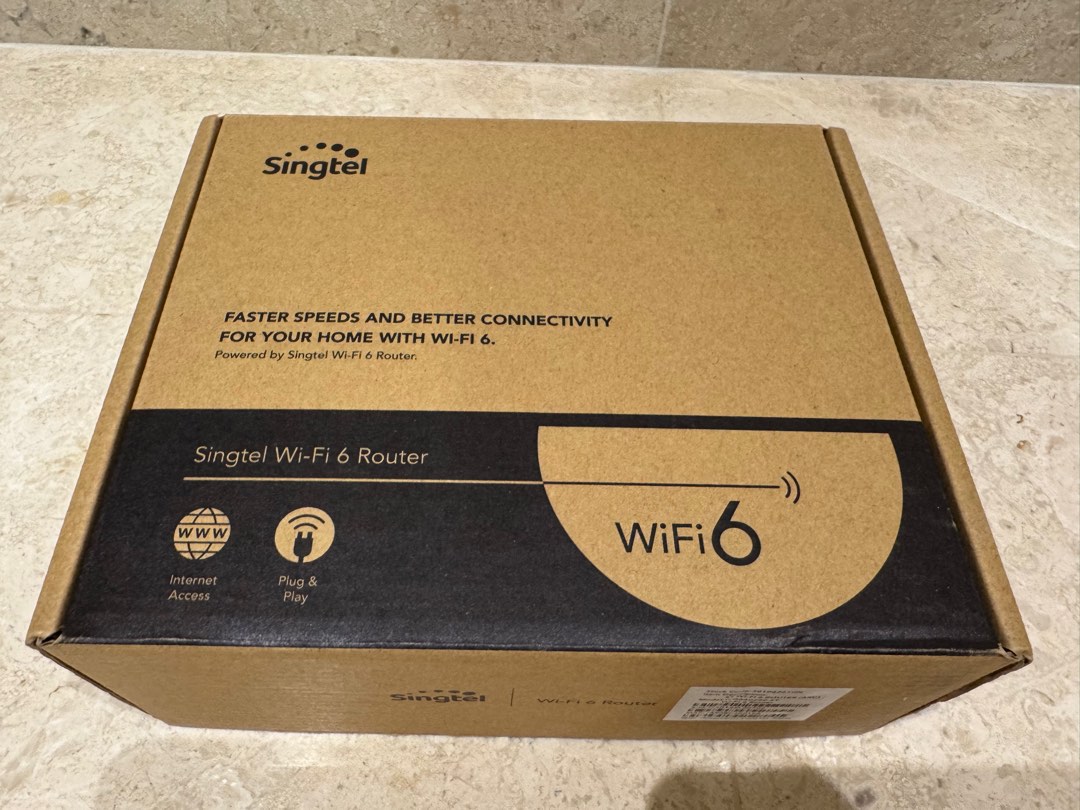SingTel Wi-Fi 6 Router, Computers & Tech, Parts & Accessories ...