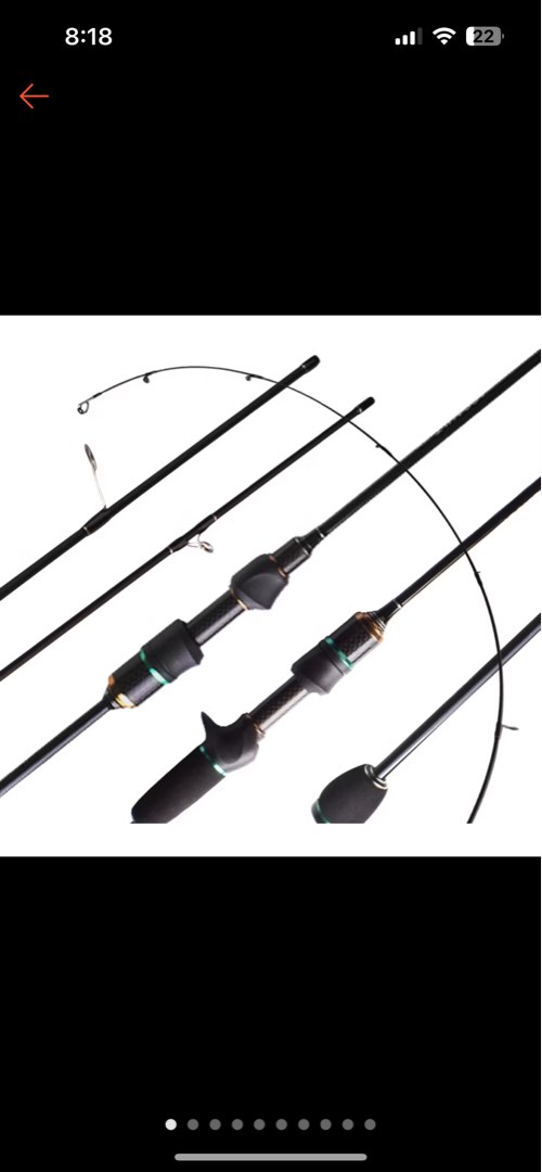 Spinning reel and UL rod set, Sports Equipment, Fishing on Carousell
