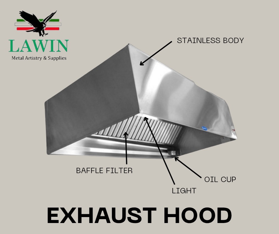 Stainless Exhaust Hood Range hood Kitchen Hood, Furniture & Home Living ...