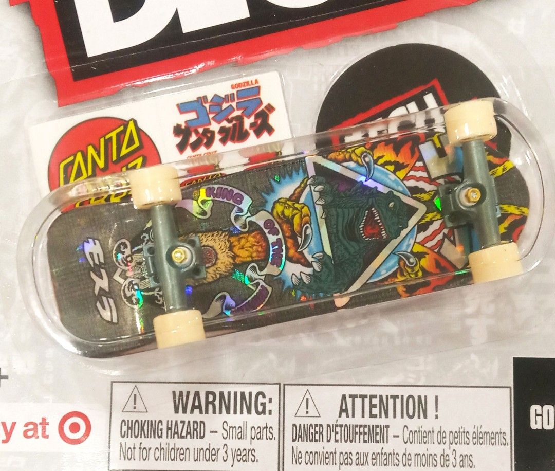 Tech Deck GODZILLA X Santa Cruz Set of 2 Target Exclusive Finger Skate ...
