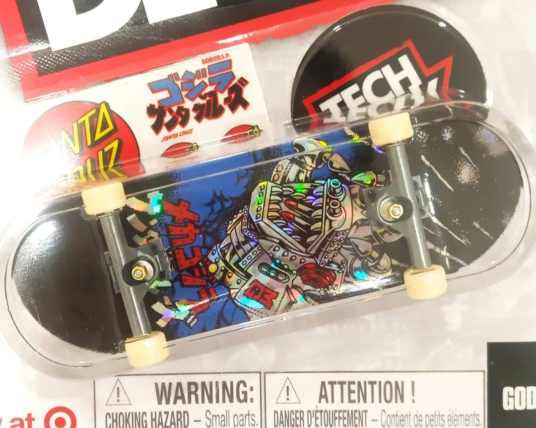 Tech Deck GODZILLA X Santa Cruz Set of 2 Target Exclusive Finger Skate ...