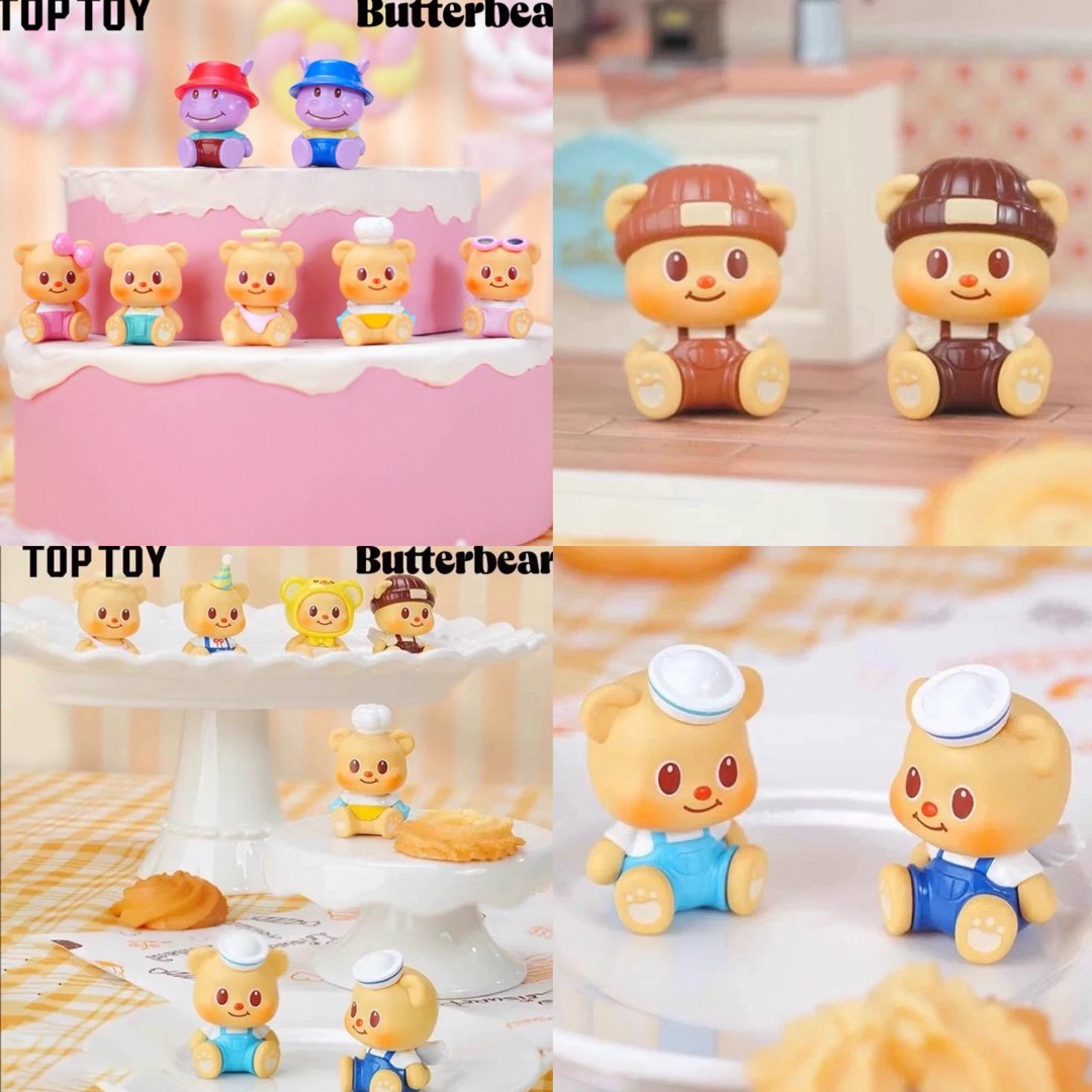 TOP TOY BUTTERBEAR MINI MAGIC SITTING / FULL SET (20 design )/ SINGLE ...