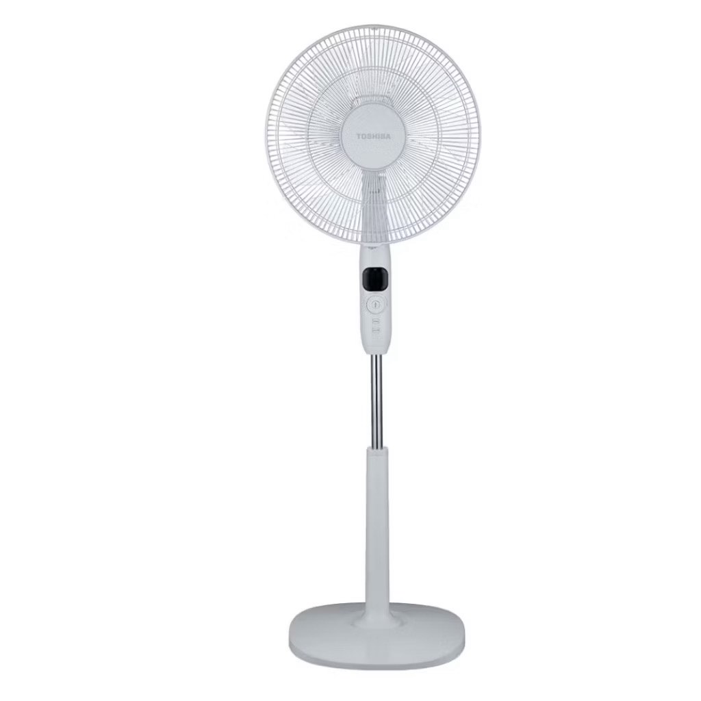TOSHIBA F-LSD10(W)SG 9-Blade 16" DC Stand Fan With Remote Control ...