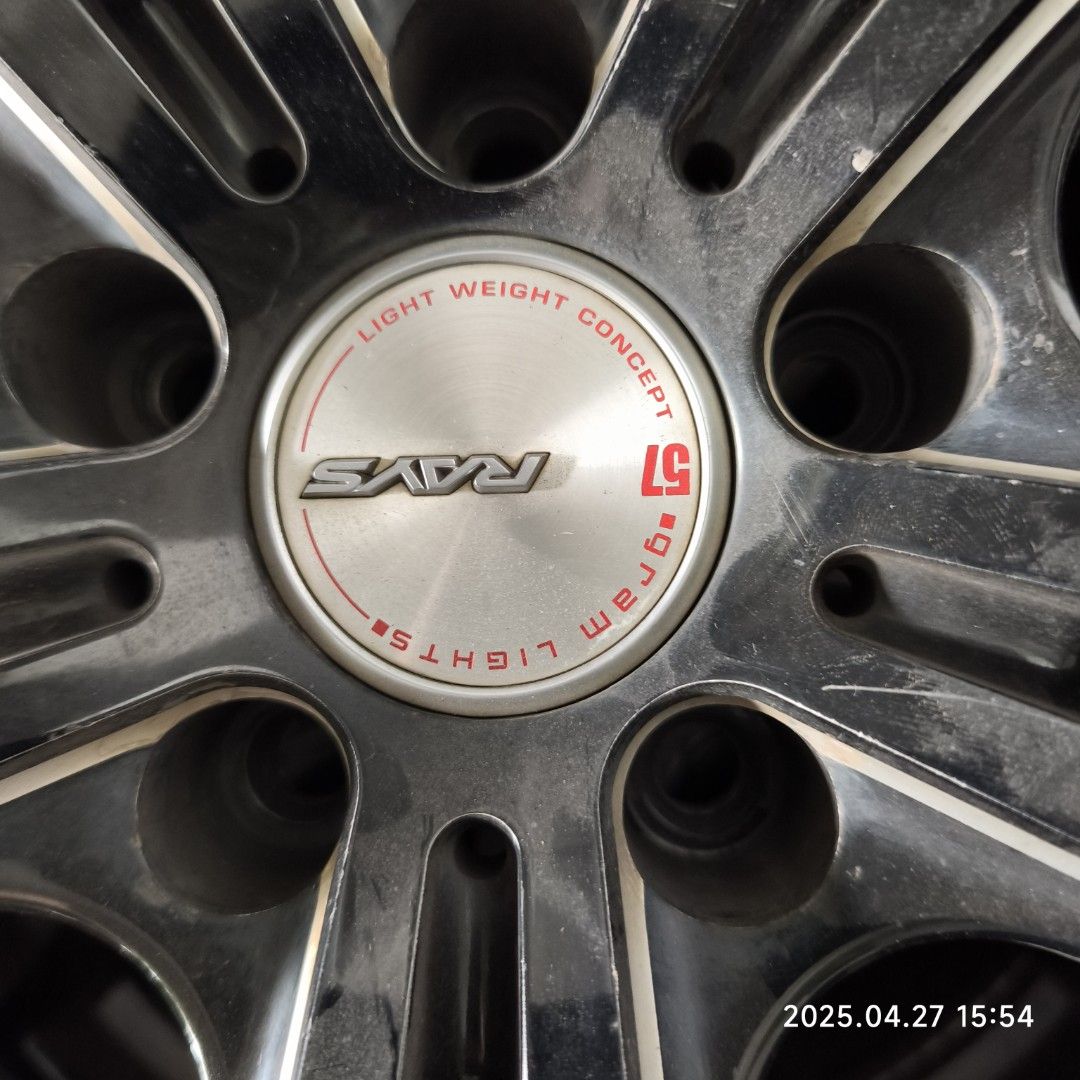 Toyota Alphard Rims & Tyres (Rays 20”) – Good Condition – Klang Deal ...