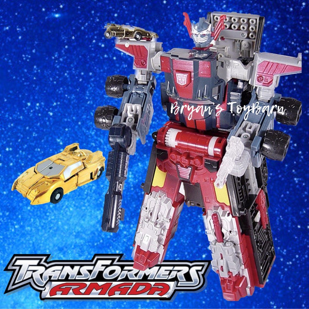 Transformers Armada Powerlinx Optimus Prime With Corona Sparkplug Mini-Con Vintage Action Figure ...