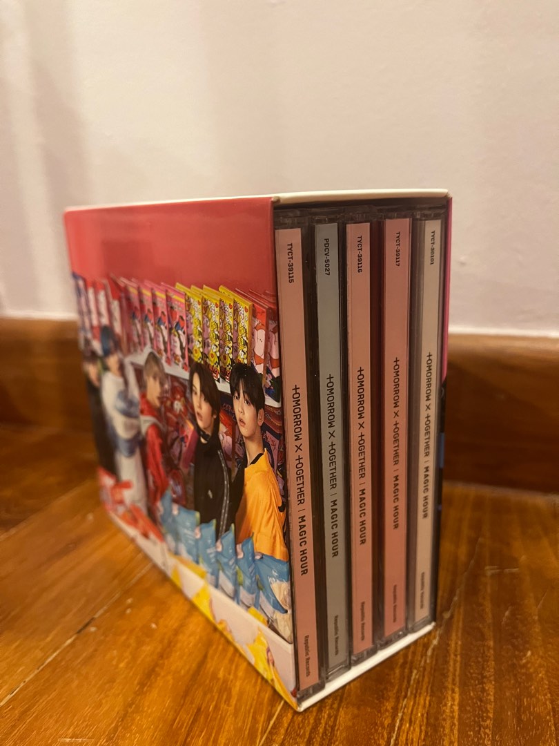 TXT Japanese CD magic hour rare full set, Hobbies & Toys, Memorabilia ...
