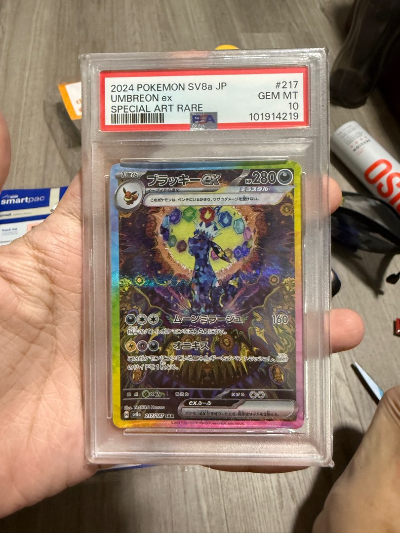 Umbreon ex psa 10 sunbreon, Hobbies & Toys, Toys & Games on Carousell