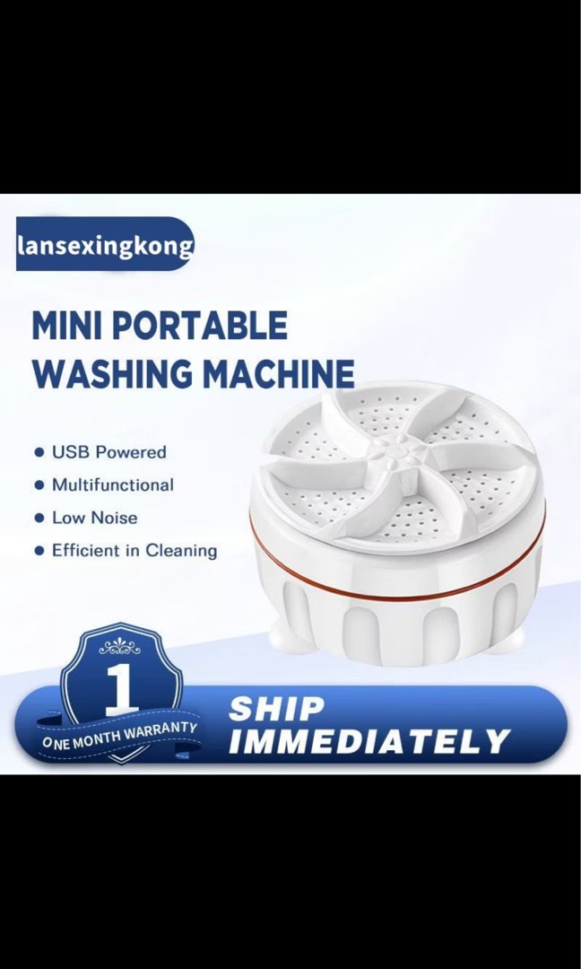 USB Mini Turbo Washing Machine Ultrasonic Turbine Washing Machine ...