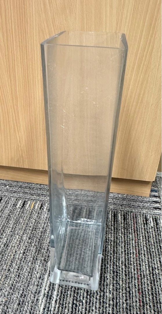 Vase Transparent Glass, Furniture & Home Living, Home Decor Accessories ...