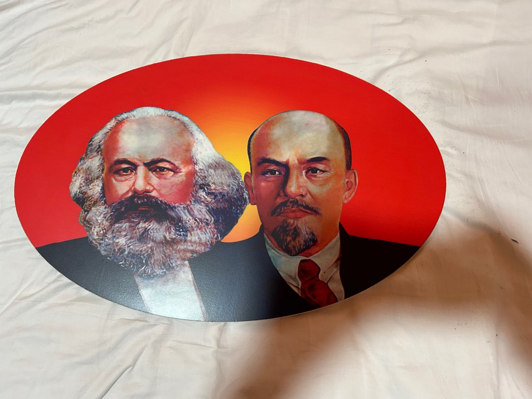 Vietnamese Communist Lenin Marx hanging display, Hobbies & Toys ...