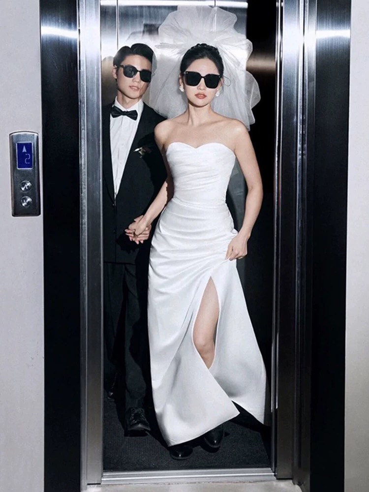 PWS Wedding Gown, Women's Fashion, Dresses & Sets, Evening dresses ...