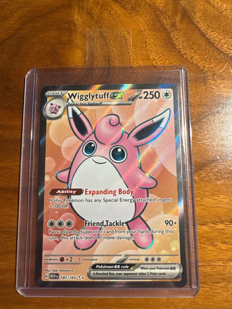 Wigglytuff Ex #187 Pokémon Scarlet&Violet 151, Hobbies & Toys ...