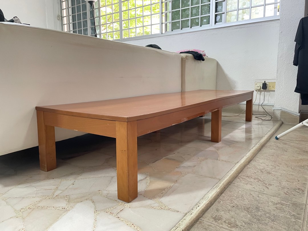 Wood Low Table, Furniture & Home Living, Furniture, Tables & Sets on ...