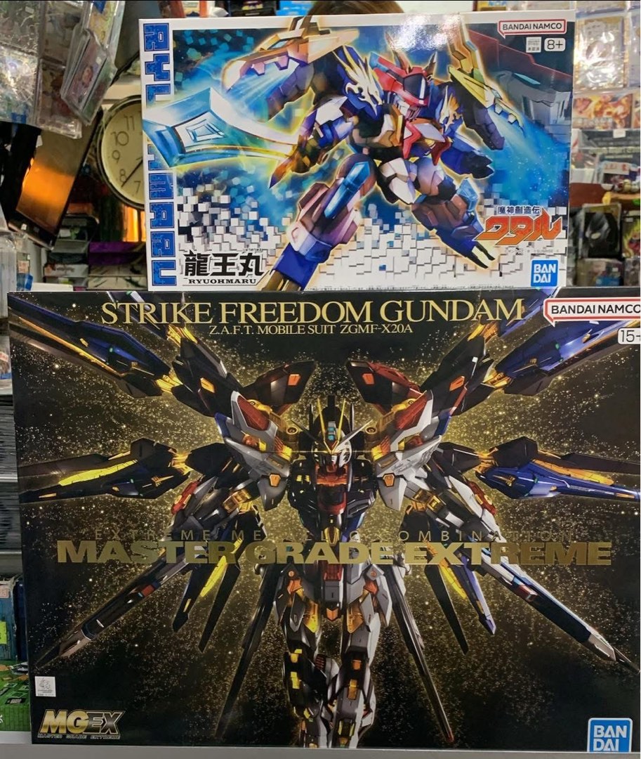 不回不覆 5月舊貨 MGEX Strike Freedom MG Full Armer Unicorn etc…, 興趣及遊戲, 玩具 ...