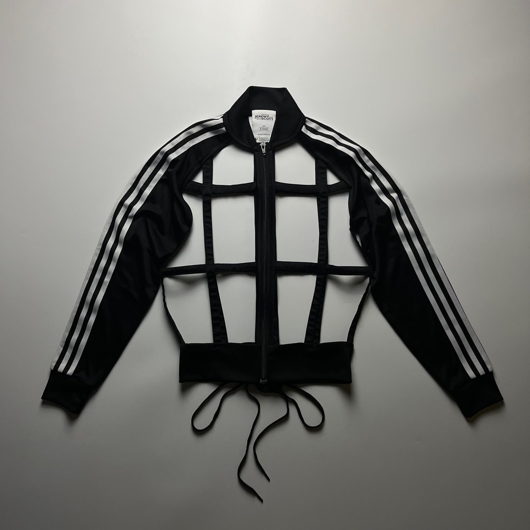 Adidas x Jeremy Scott Cage Track Jacket, Men's Fashion, Coats, Jackets ...