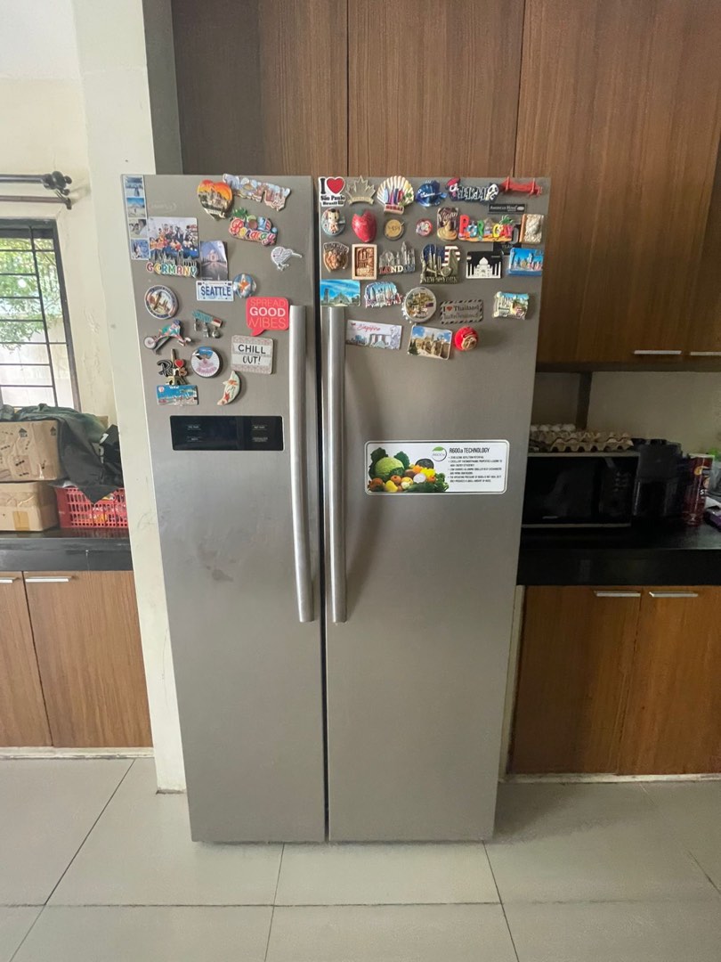 American Home 20 cu.ft. Side by Side Inverter Refrigerator, TV & Home Appliances, Kitchen ...