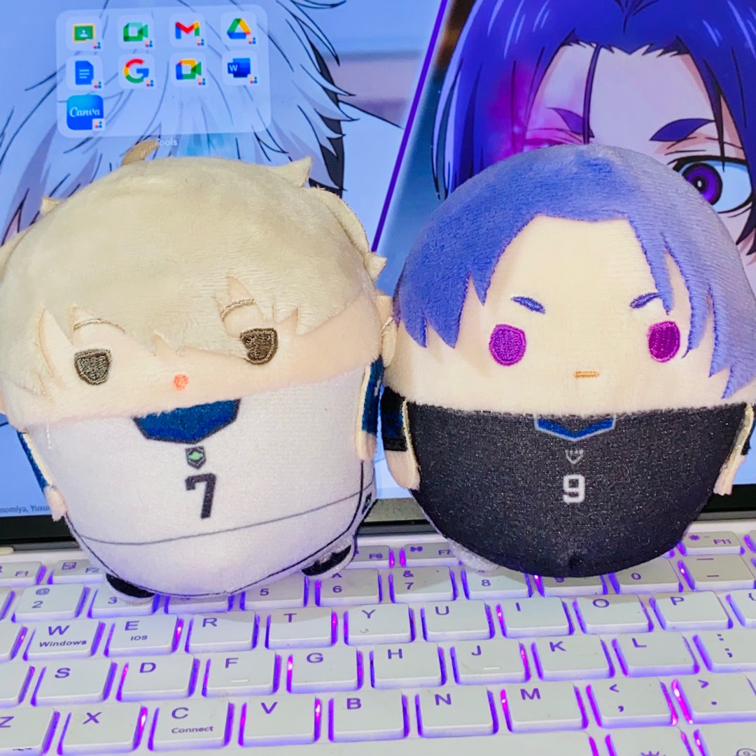 blue lock nagi and reo small fuwa, Hobbies & Toys, Toys & Games on ...