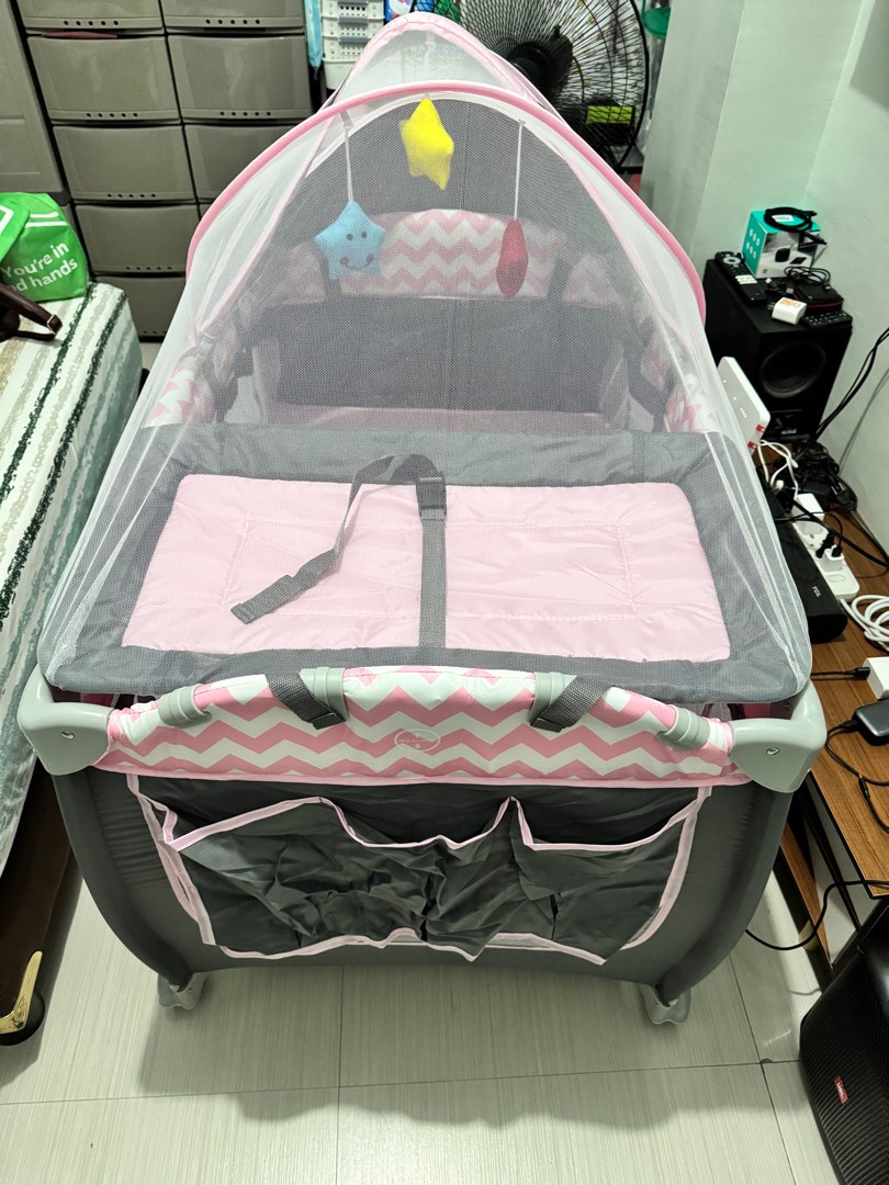 Cocobb Foldable Crib, Babies & Kids, Baby Nursery & Kids Furniture, Cots & Cribs on Carousell