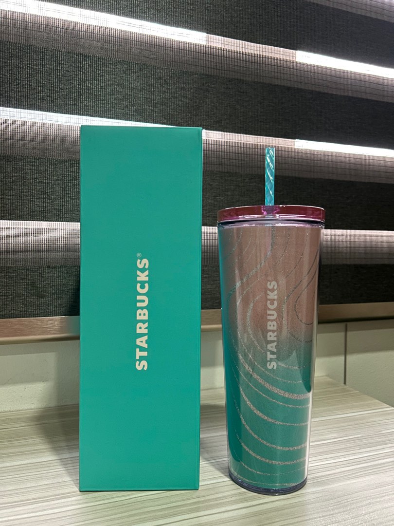 Brand new Starbucks Turquoise Cold Cup (2025) - 24 oz., Furniture ...