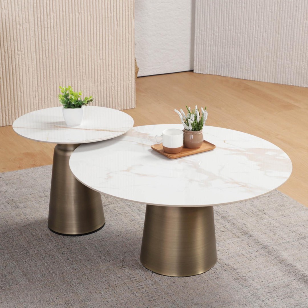Comfort Design Ote Coffee Table Round & Side Table, Furniture & Home ...