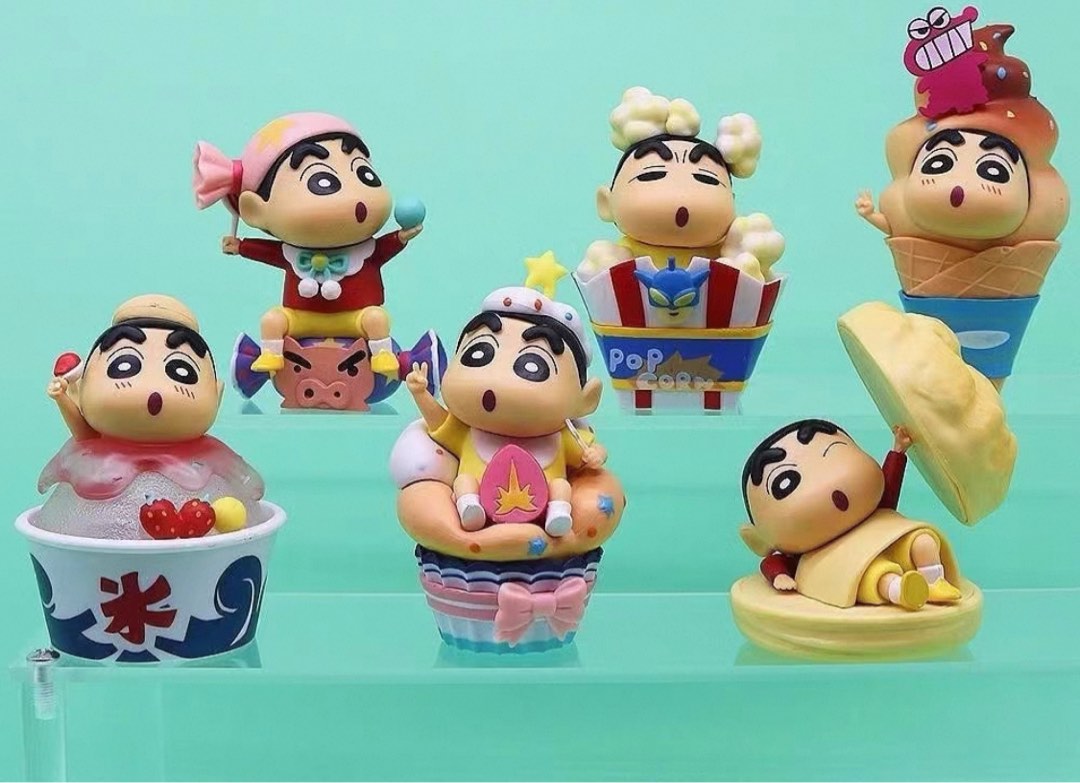 Crayon shin chan snacks figurine, Hobbies & Toys, Toys & Games on Carousell