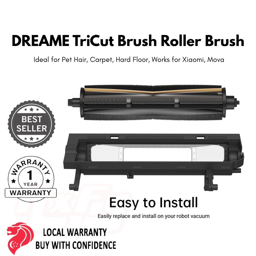 DREAME TriCut Brush Roller Brush / Anti-Tangle Hair Cutting for Robot ...