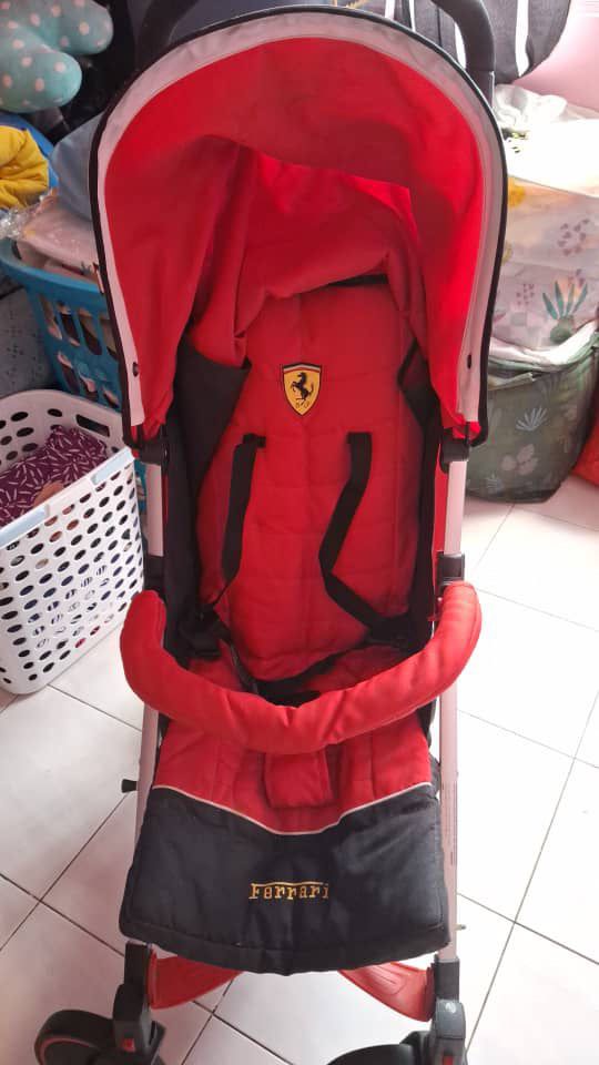 Ferrari stroller, Babies & Kids, Going Out, Strollers on Carousell