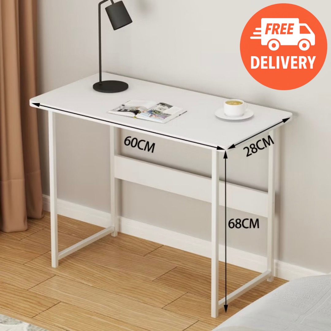 [FREE DELIVERY] Compact Folding Study Table | Small Computer Work Table ...