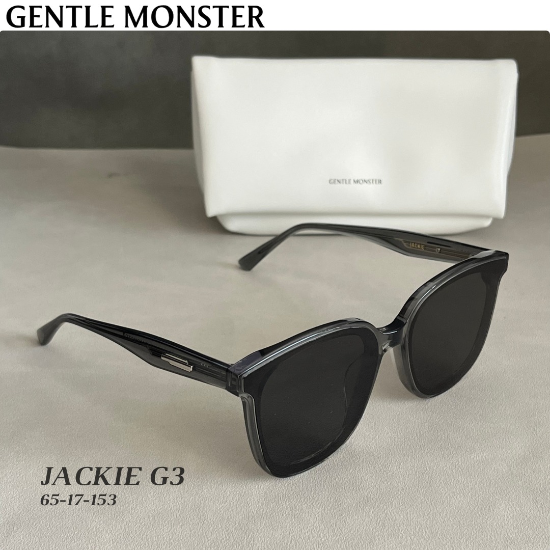 (Minor Frame Defect) Gentle Monster - Jackie G3 Oversized Soft Square Sunglasses in Grey | 65-17 ...