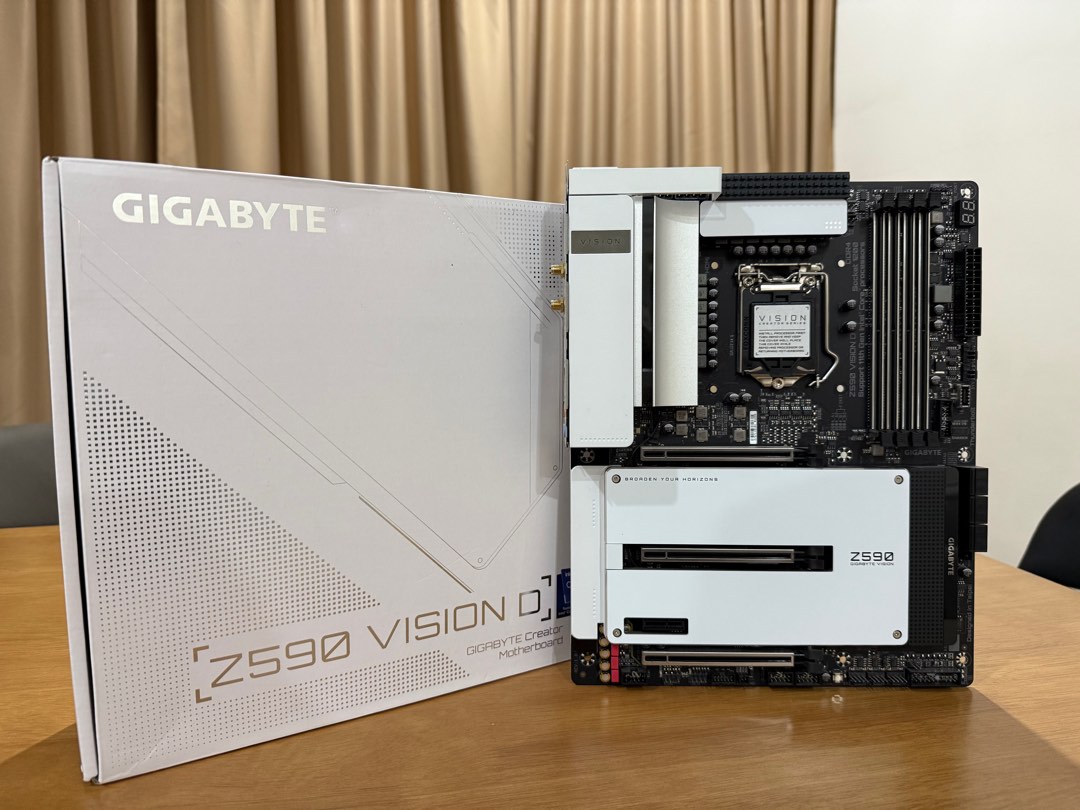 Gigabyte Z590 Vision D | PC Motherboard Intel, Computers & Tech, Parts ...