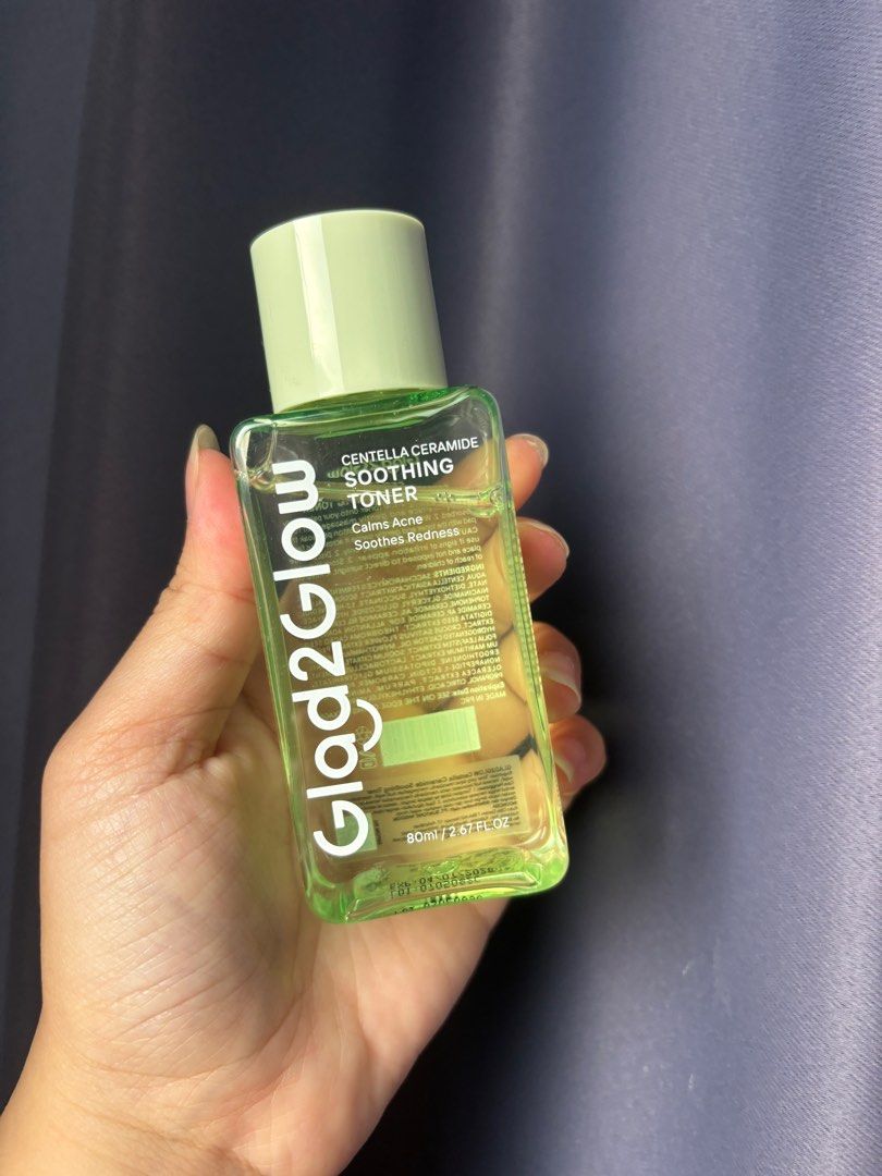 Glad2Glow Centella Ceramide Soothing Acne Cica Toner Wajah 80ml | Obat Jerawat Calms Acnes ...