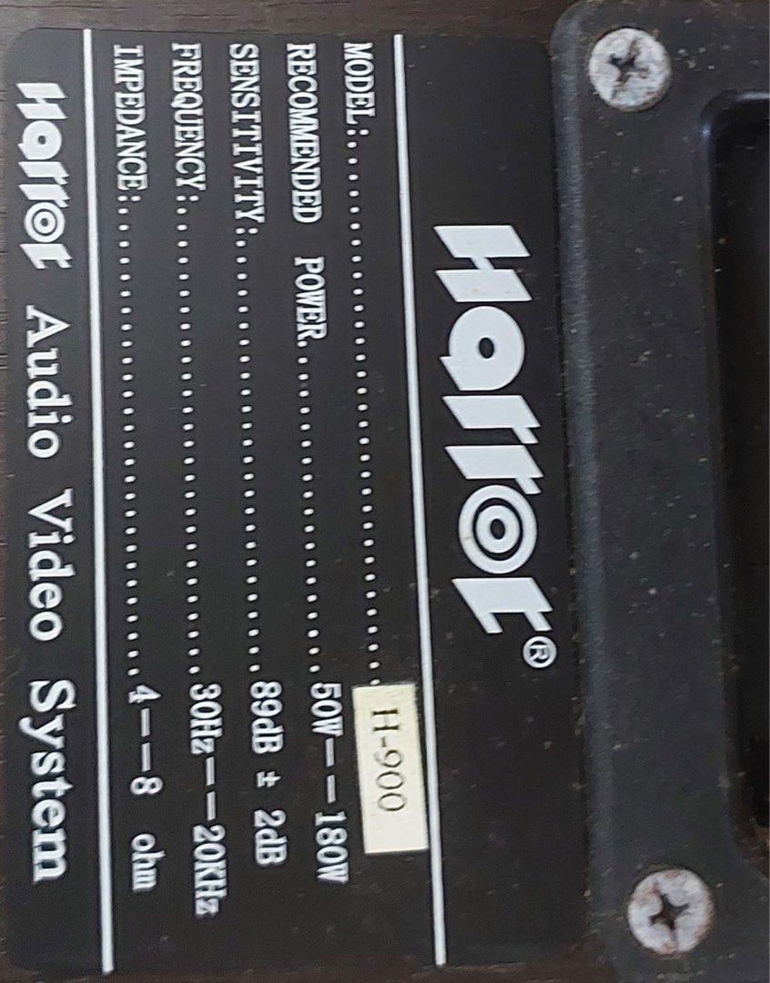 HARROT Loudspeakers, Model H-900, 180 Watts, 3-Way Loudspeakers, 41 ...