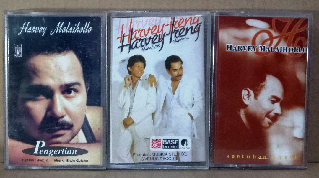 HARVEY MALAIHOLLO - PAKET 3 KASET, Musik & Media, CD, DVD & Lainnya di Carousell
