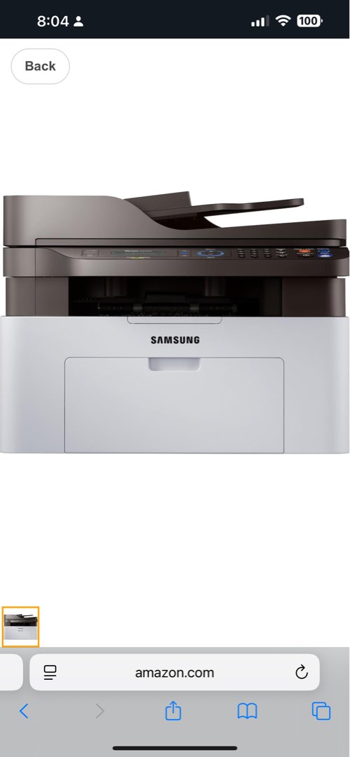 HP Samsung Xpress M2070FW Wireless Monochrome Laser Printer with Scan ...