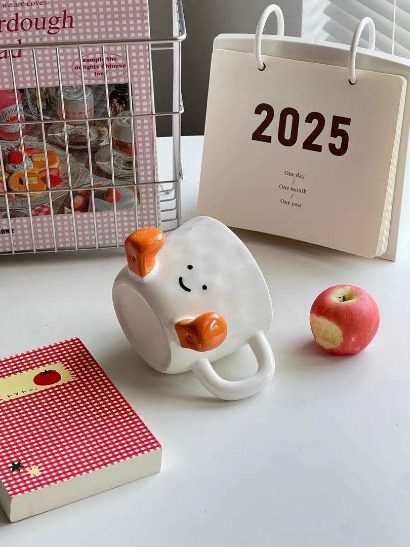 Inspired JC cute cup with legs, Furniture & Home Living, Kitchenware ...