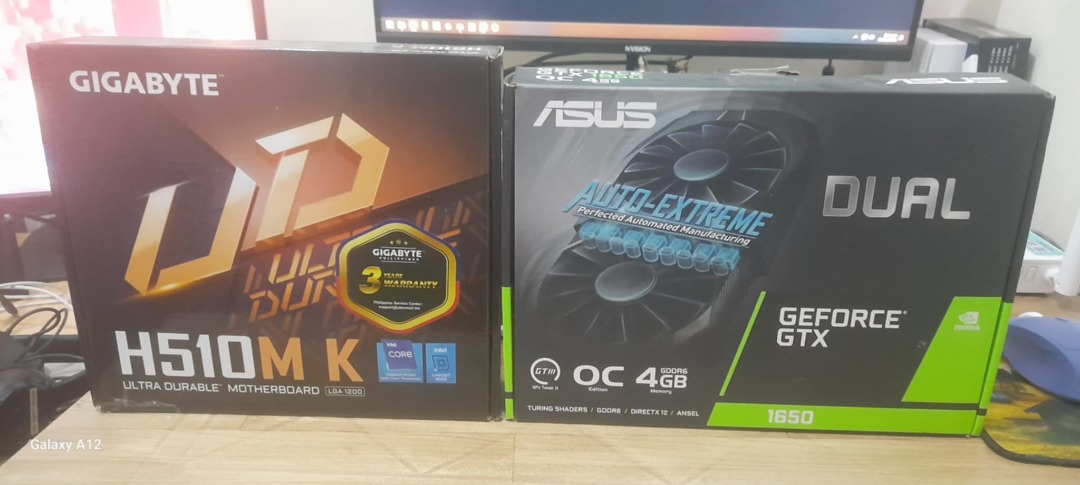 Processor: INTEL CORE i5 11400 6C/12T | Motherboard: GIGABYTE H510M-K | GPU: ASUS DUAL GTX 1650 ...