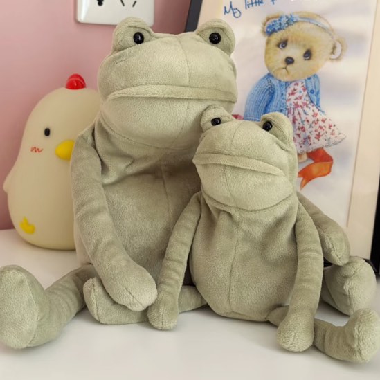 Jellycat Fergus Frog (set of 2), Hobbies & Toys, Toys & Games on Carousell