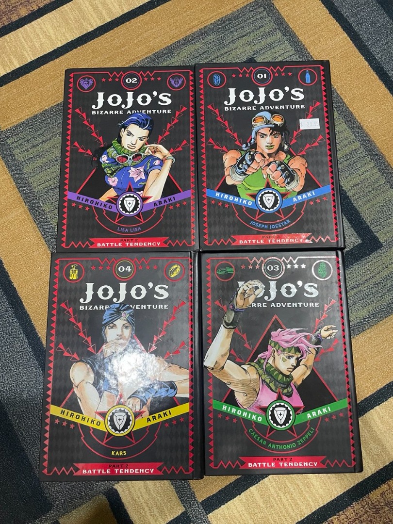 Jojo S Bizzarre Adventure Manga Part 2 Battle Tendency Hard Cover
