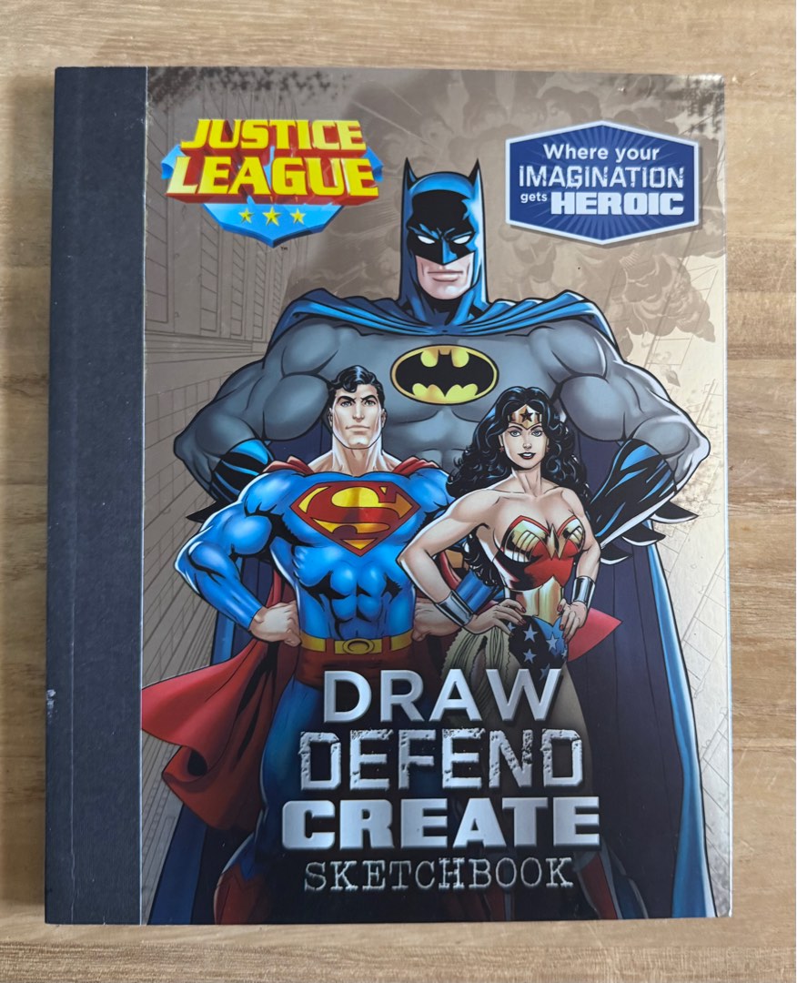 Justice League Draw Defend Create Sketchbook, Hobbies & Toys, Books & Magazines, Children's ...