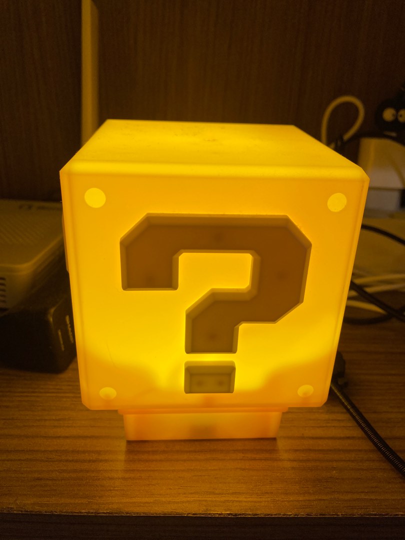 Lampu Mario Bros dengan efek suara, Perabotan Rumah di Carousell