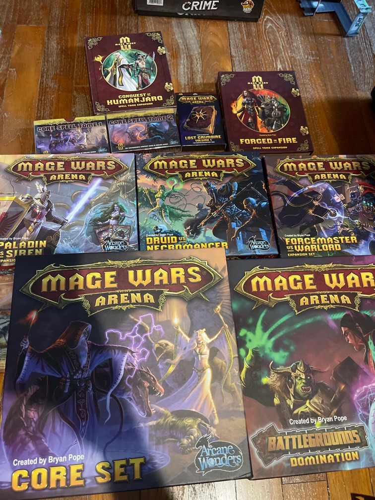 Mage Wars Arena Collection - Board game, Hobbies & Toys, Toys & Games on Carousell