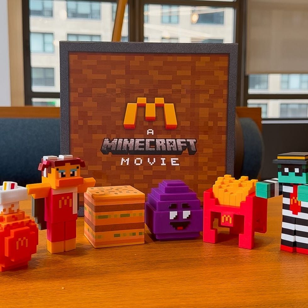 mcdonald's minecraft movie toys (full set), Hobbies & Toys, Toys ...