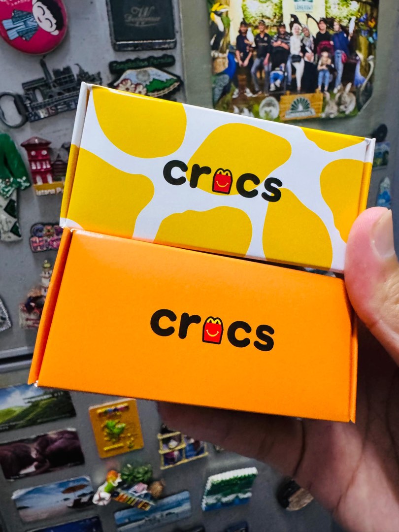 Mcdonalds x Crocs Mini Slippers Keychain Happy Meal Mcd Kids Toys ...