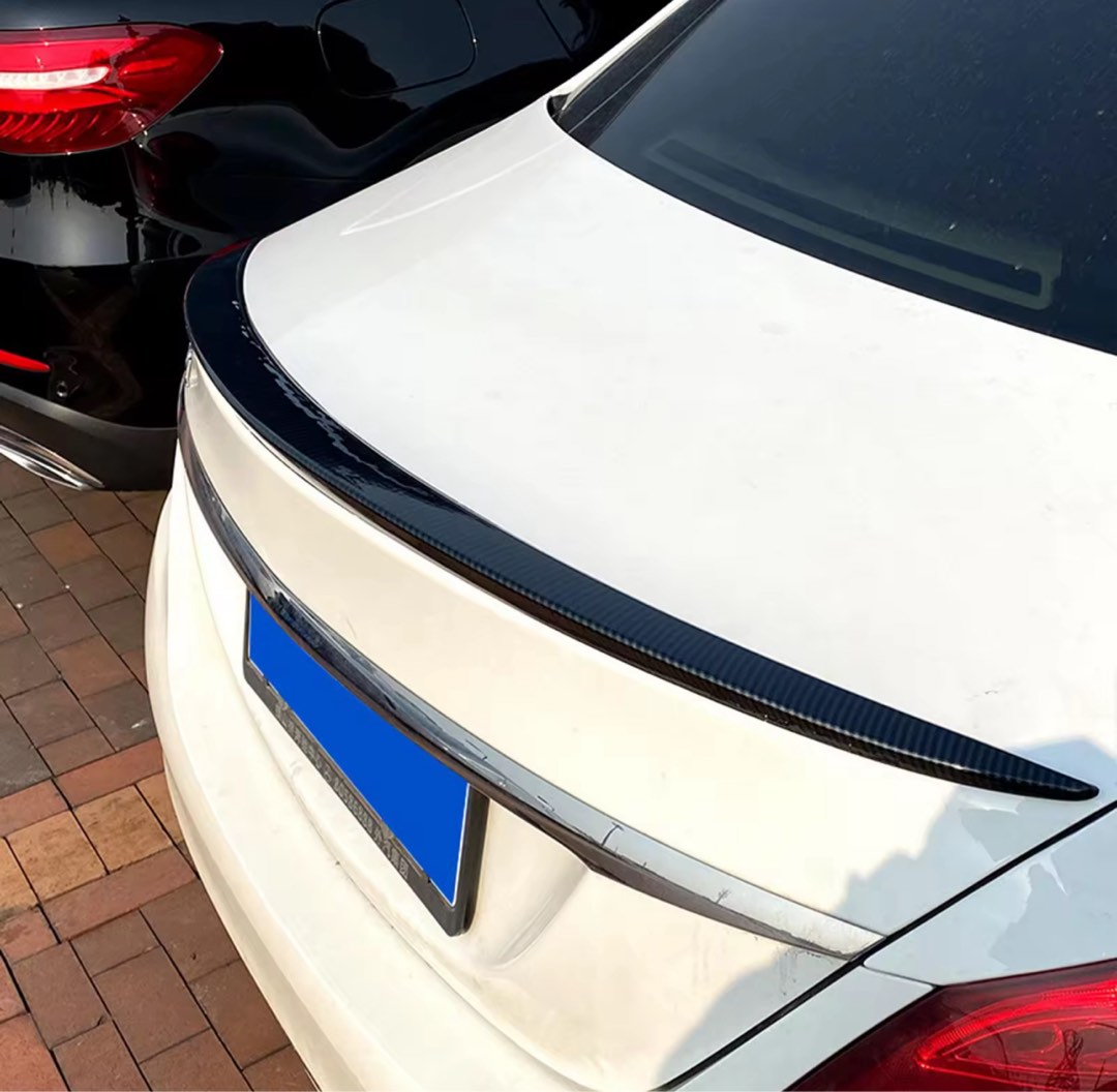 Mercedes C-class W205 AMG spoiler carbon fibre black, Car Accessories ...