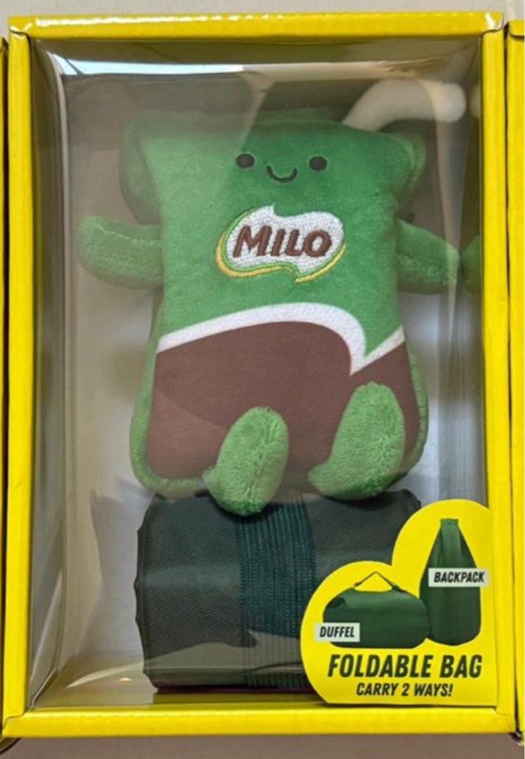 Milo Packet Plushies + Duffel Bag, Hobbies & Toys, Toys & Games on ...