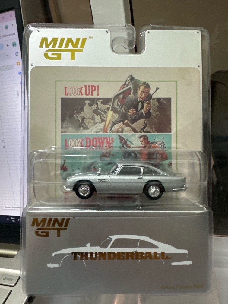 Mini GT James Bond 007 Thunderball Aston Martin DB5MGT00901-007E ...