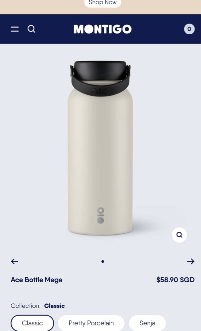 Montigo Ace bottle Caramel Latte 950ml, Furniture & Home Living ...