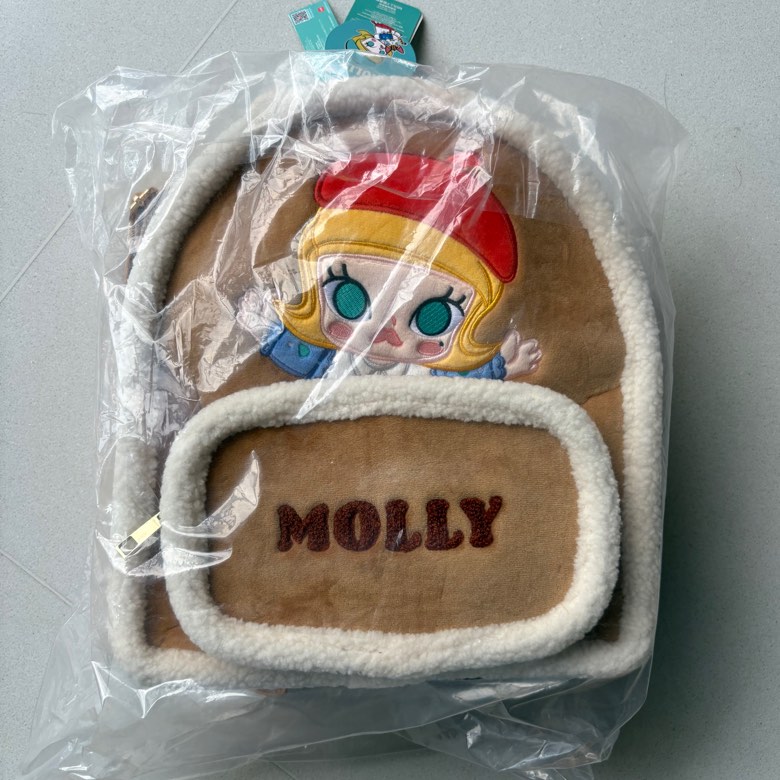 [NEW] MOLLY Suede Leather Backpack, Hobbies & Toys, Toys & Games on ...