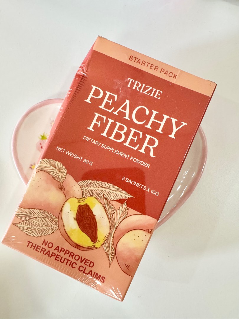 New Trizie Peachy Fiber, Health & Nutrition, Health Supplements, Health ...